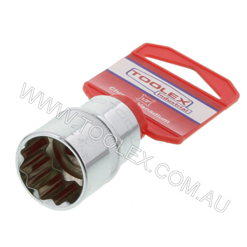Toolex | Socket 22mm Metric 1/2" Drive Chrome Vanadium