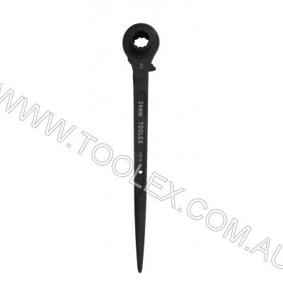 Toolex | Spanner Podger 24 x 30 x 450mm Ratcheting Reversible Black ...