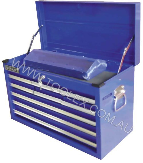 Toolex | Work Shop Tool Box 660 x 305 x 420 Blue Tool Chest 9 Drawers ...