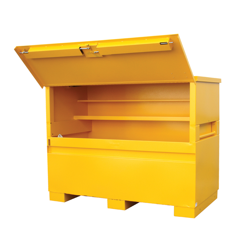 Toolex | Site Box Steel 1550 x 1200 x 780 Yellow Supa Heavy Duty Front ...