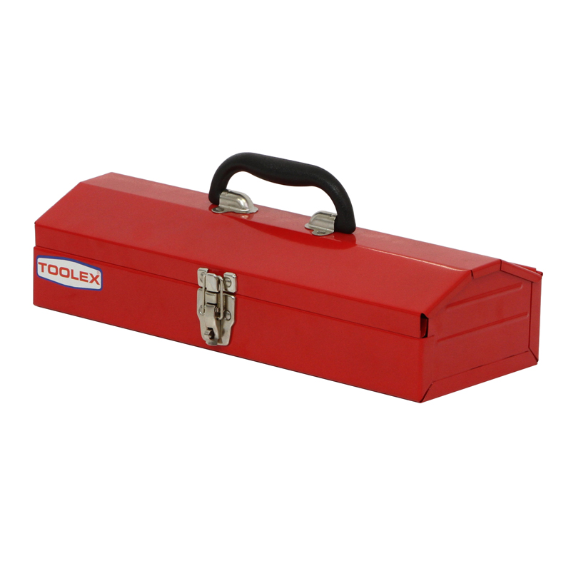 Toolex | Tool Box Steel 410 x 155 x 100 Red Heavy Duty TBH102
