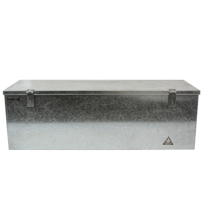 Toolex | Tool Box Galvanised 1380 x 510 x 480 Dual Hasp Piano Hinged Lid