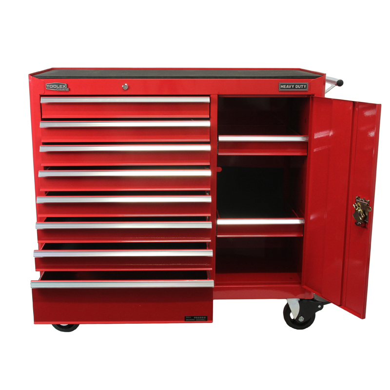 Toolex | Work Shop Tool Box 1044 x 465 x 1005 Red Tool Trolley 8 ...