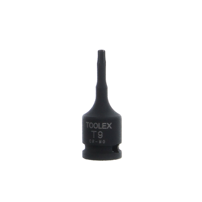 Toolex | Socket Torx T9 Male 1/4" Drive 35mm Impact
