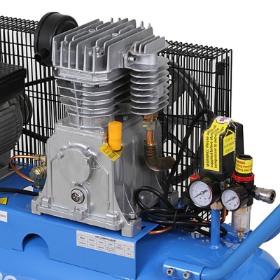 Toolex | Air Compressor 3.0Hp 17Q-50L 240V 50L Tank Alloy Twin Pump ...