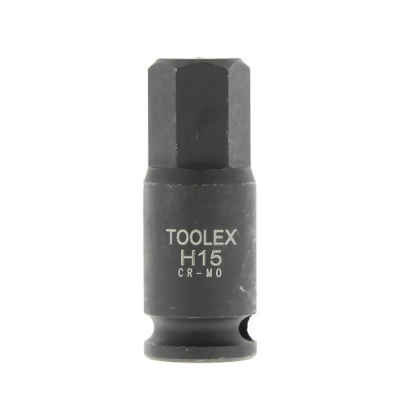 Toolex | Socket Inhex 15mm (Metric) 3/8" Drive Impact