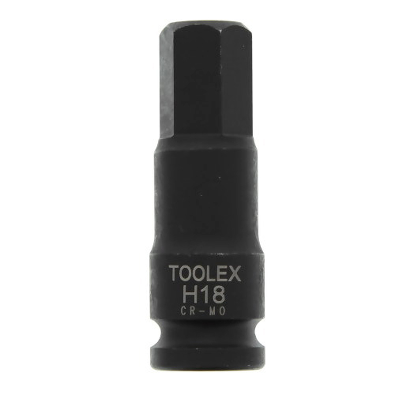 Toolex | Socket Inhex 18mm (Metric) 1/2" Drive Impact