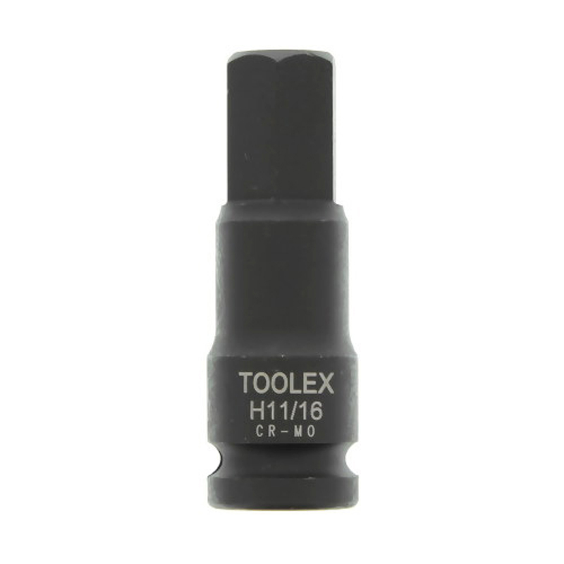 Toolex | Socket Inhex 11/16" (AF) 1/2" Drive Impact