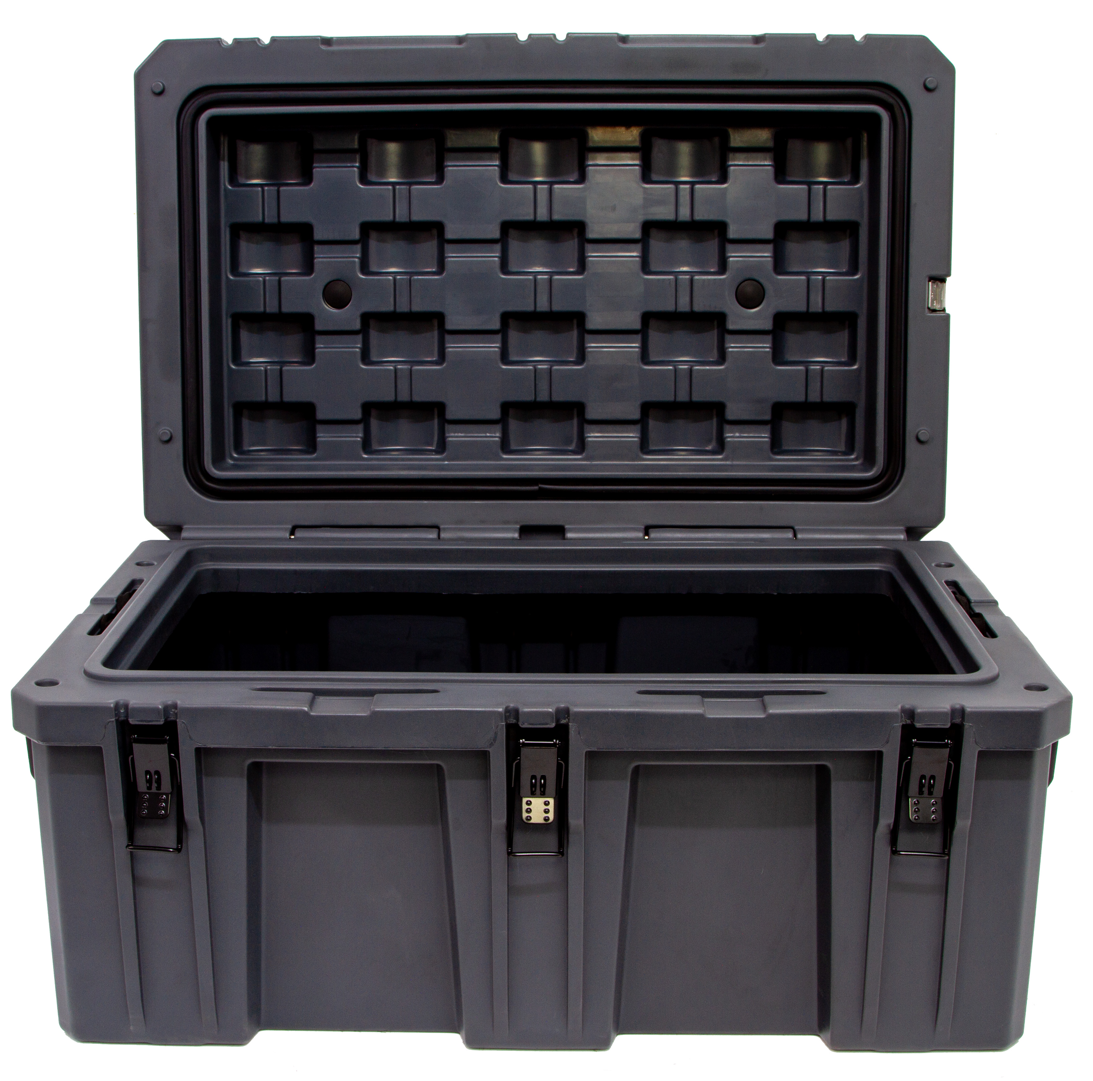 Toolex | Tool Box Plastic 890 x 530 x 440mm Grey Heavy Duty 160 Litre ...